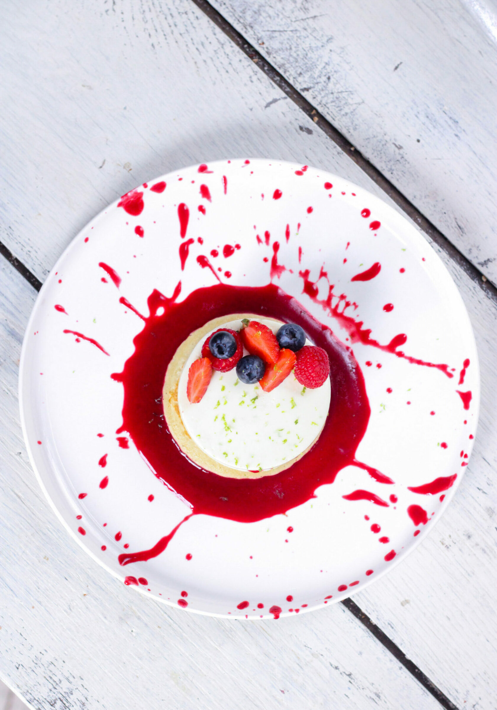 Cheese(Pan)cake aux fruits rouges - Le Monde des Crêpes